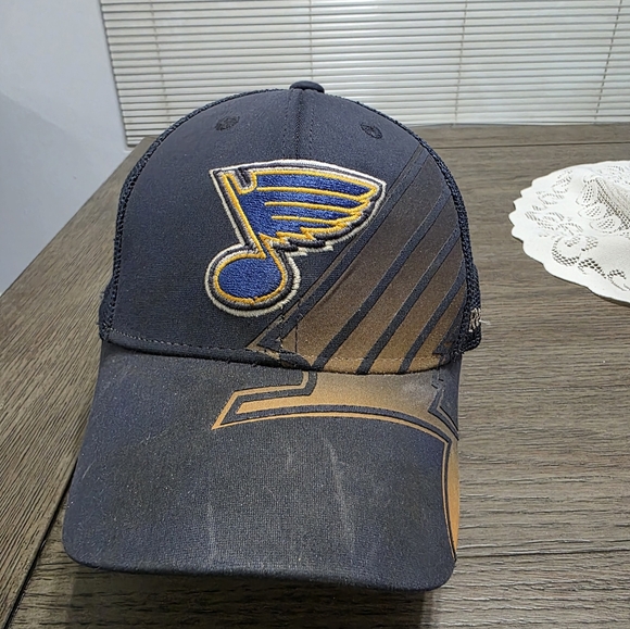 Reebok | Accessories | St Louis Blues Navy And Gold Sports Cap | Poshmark